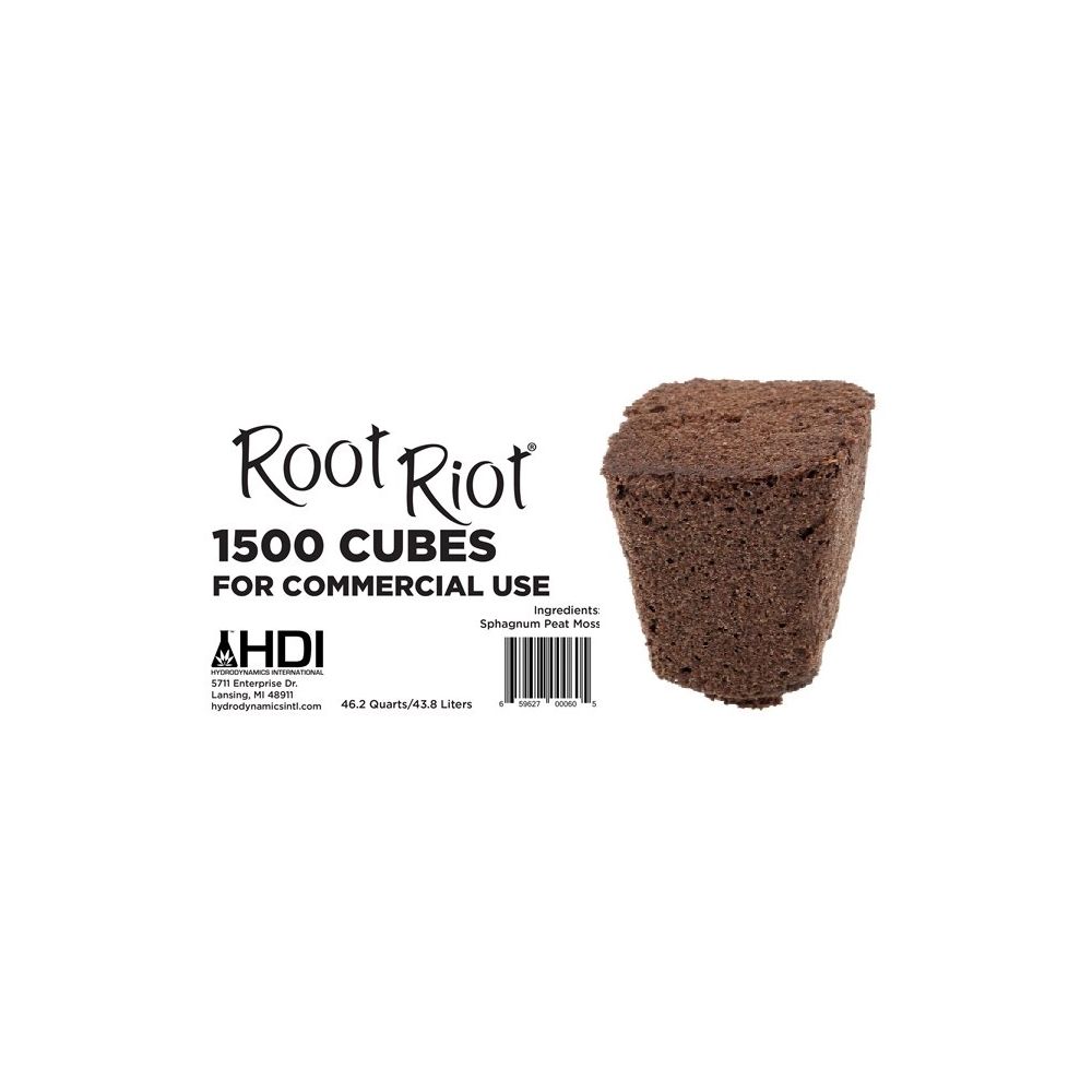 HydroDynamics - Root Riot Replacement Cube (Box of 1,500) | Green Fox ...
